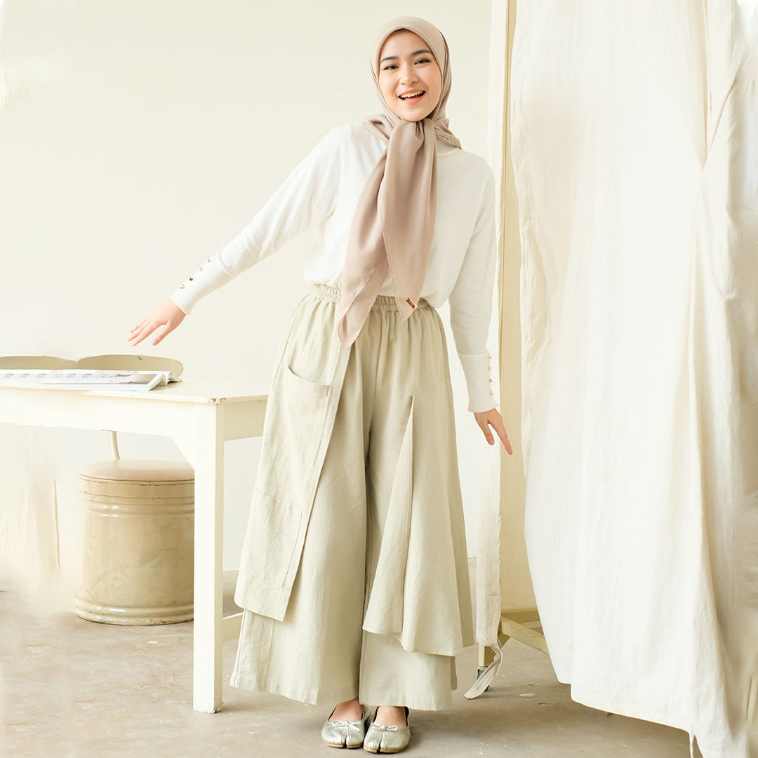 Meelva Pants Soft Matcha – Lozy