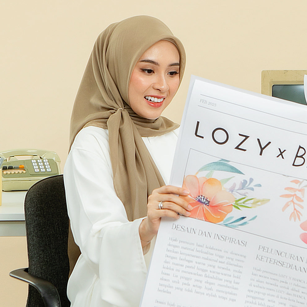 Bianca Paris Voal Square Olive Sheen (Lozy x Bianca)