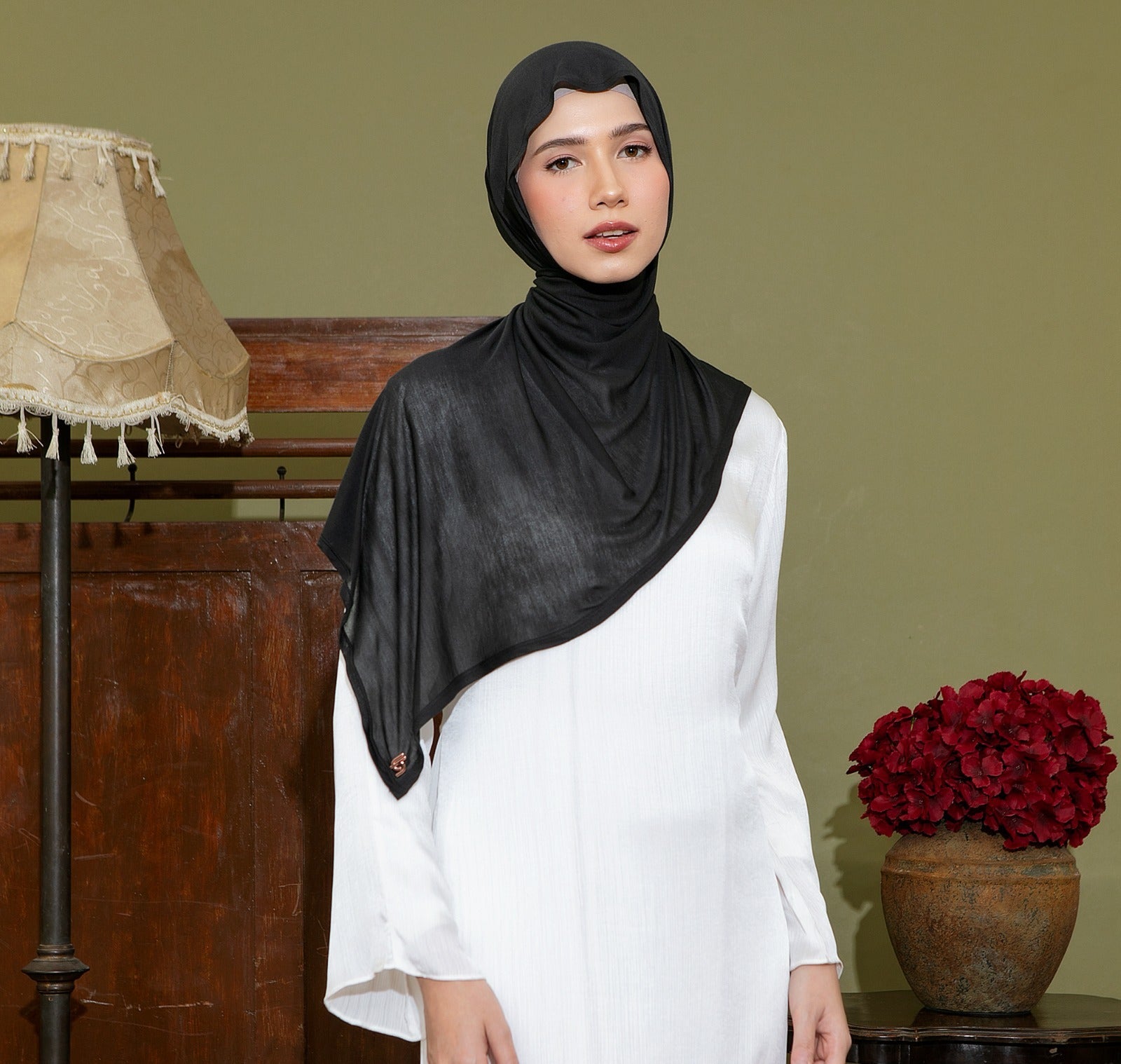 Arabian Shawl Lozy x Lesti Charcoal