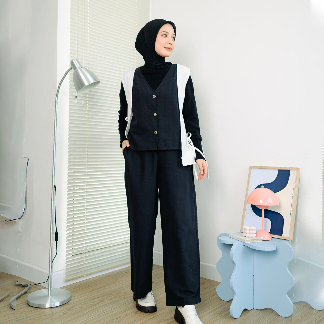 Nomi Set (One Set Linen) Black Swan – Lozy