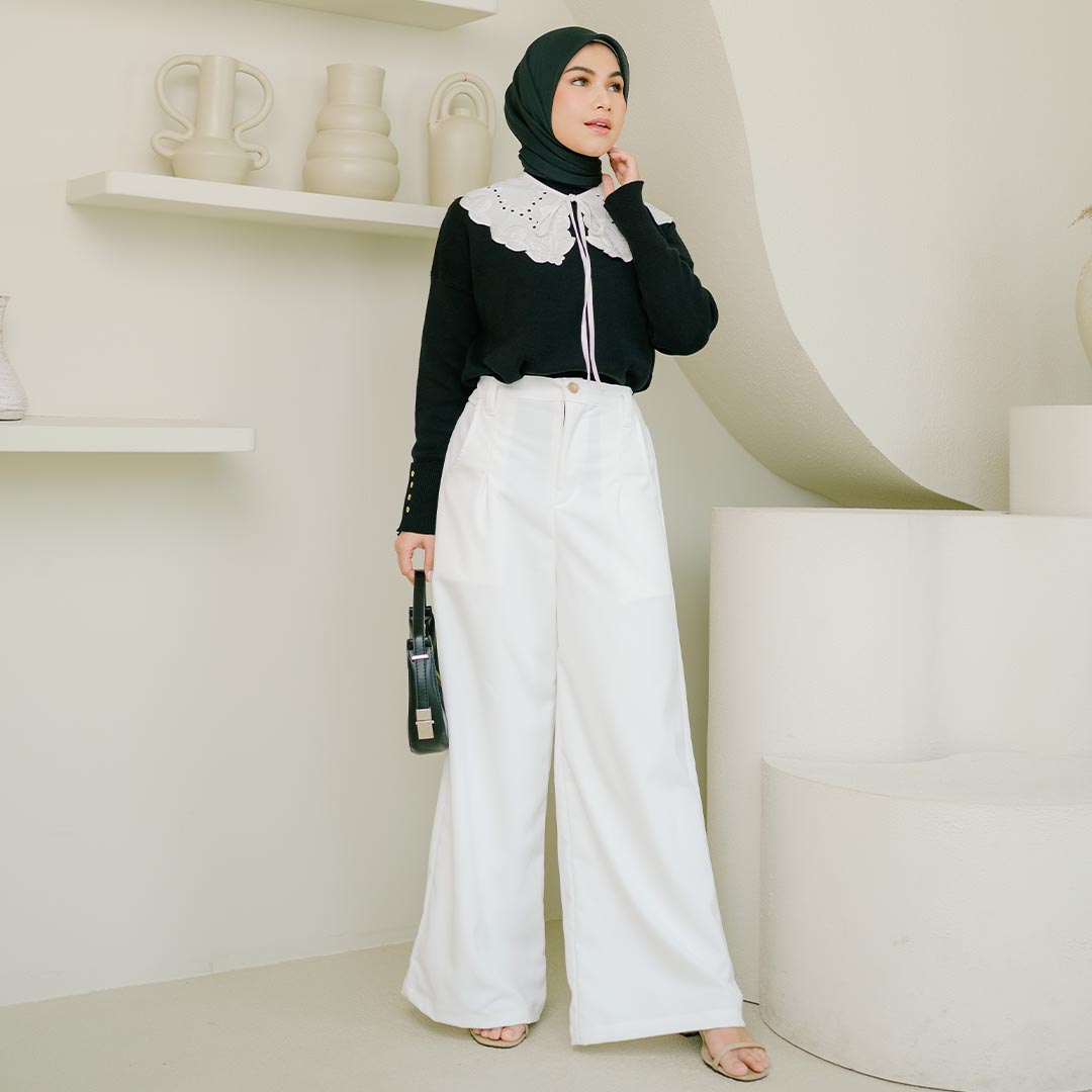 Mona Pants Broken White S – Lozy