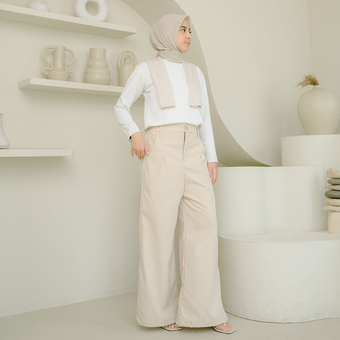 Mona Pants Cream S – Lozy