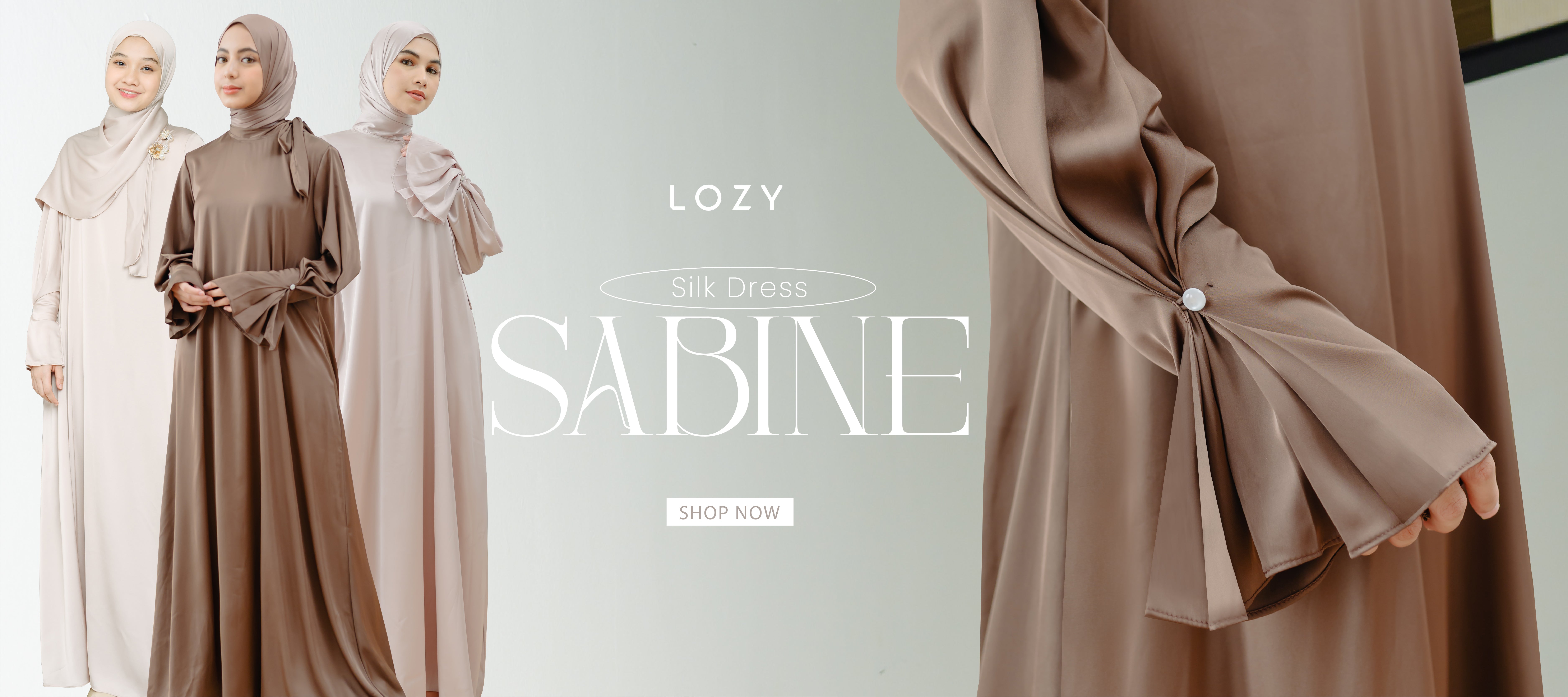 Sabine Silk Dress – Lozy