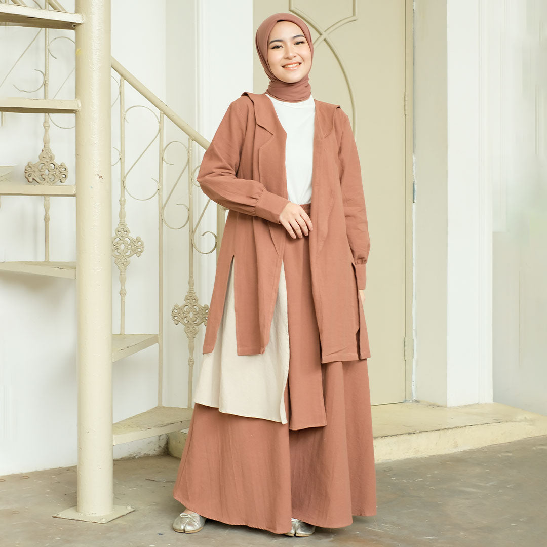 Tami Set (One Set Rok Linen) Milo Cream – Lozy
