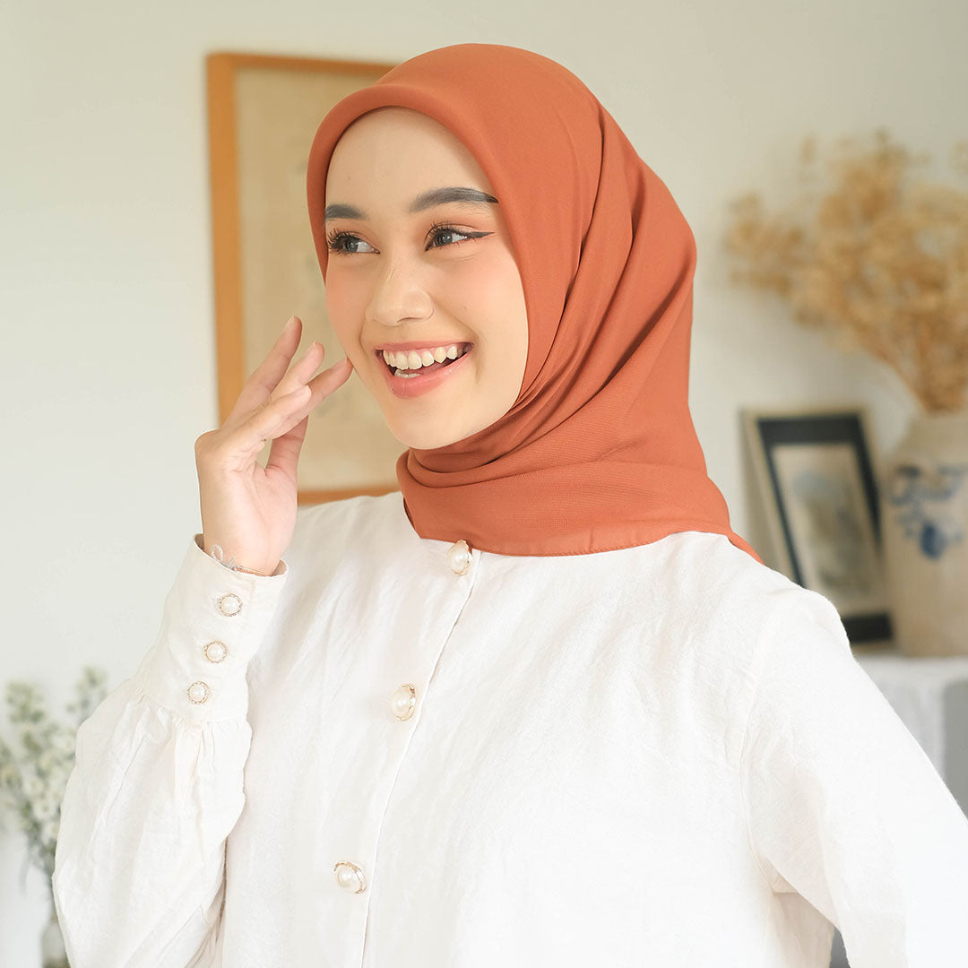 Polly Cotton Dark Terracotta – Lozy