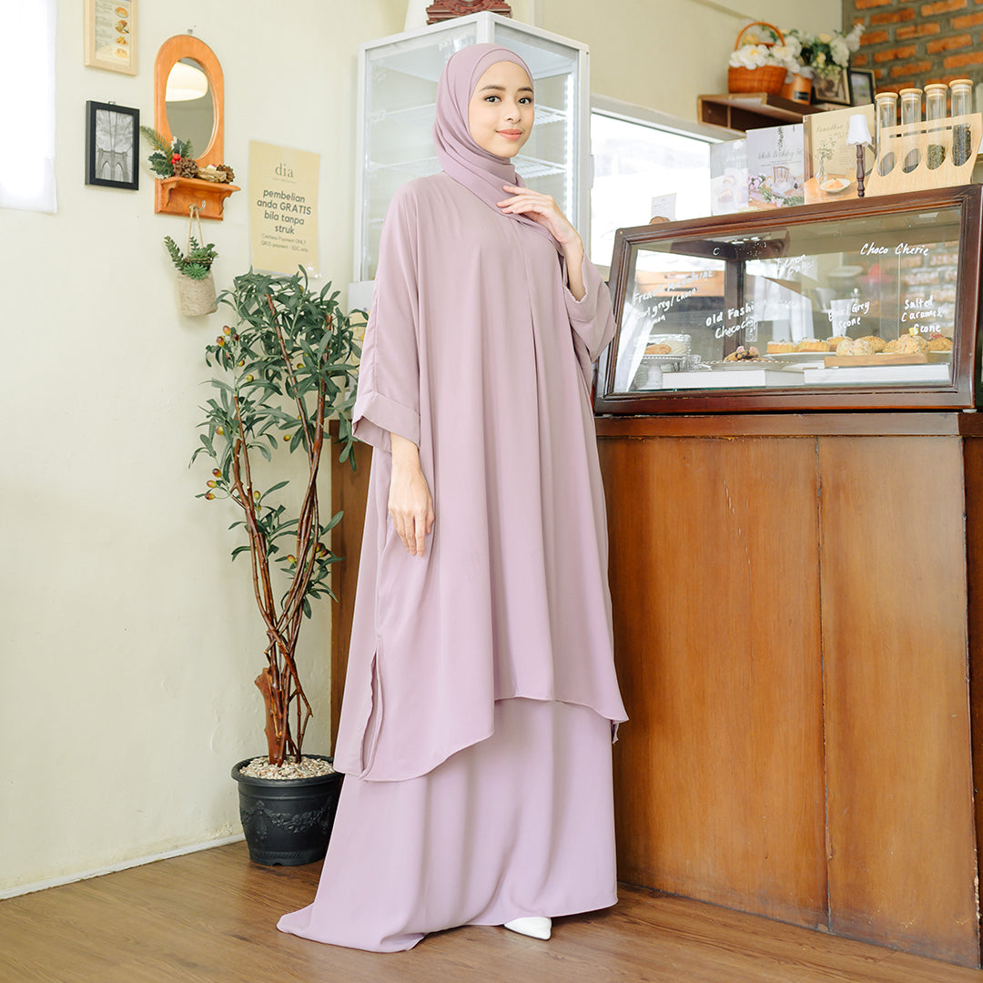 Haifa Tunik Set Lilac – Lozy
