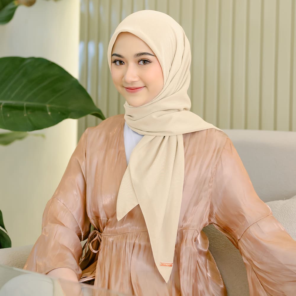 Haraa Voal Plain Cream – Lozy