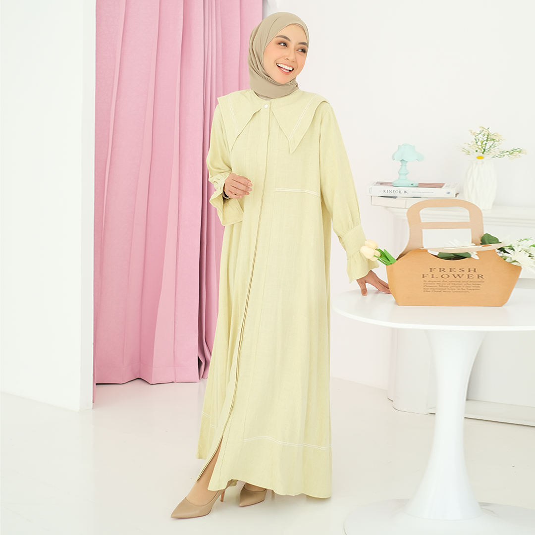 Harumi Dress Avocado – Lozy