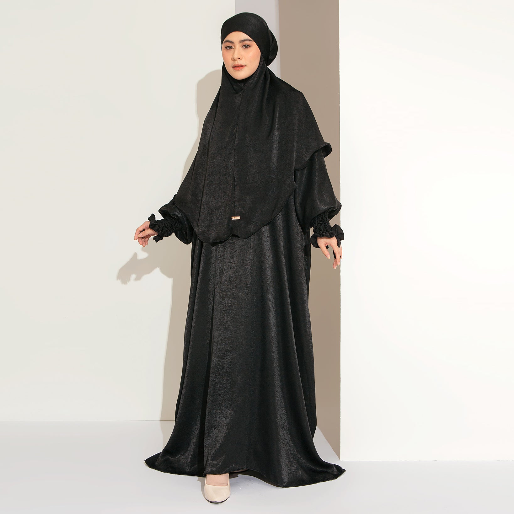 Hanida Abaya Set Black – Lozy