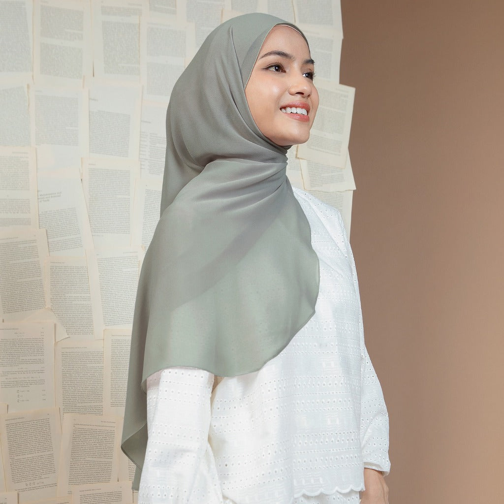 Oval Shawl Lozy x Lesti Castrol Grey