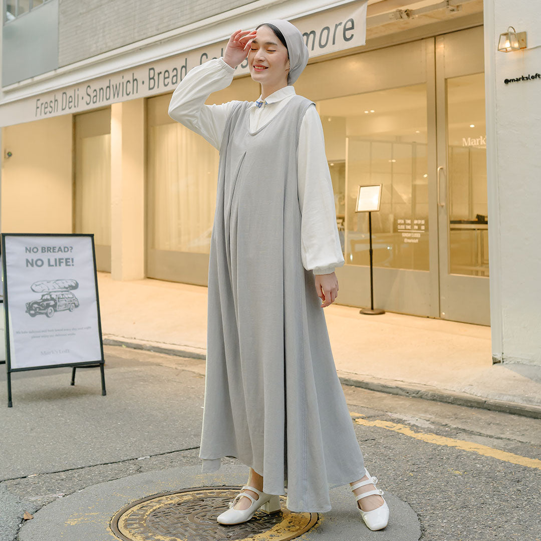 Hagia Overall Light Grey – Lozy