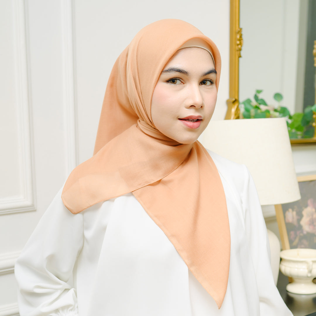 Theya Voal Square Soft Orange – Lozy