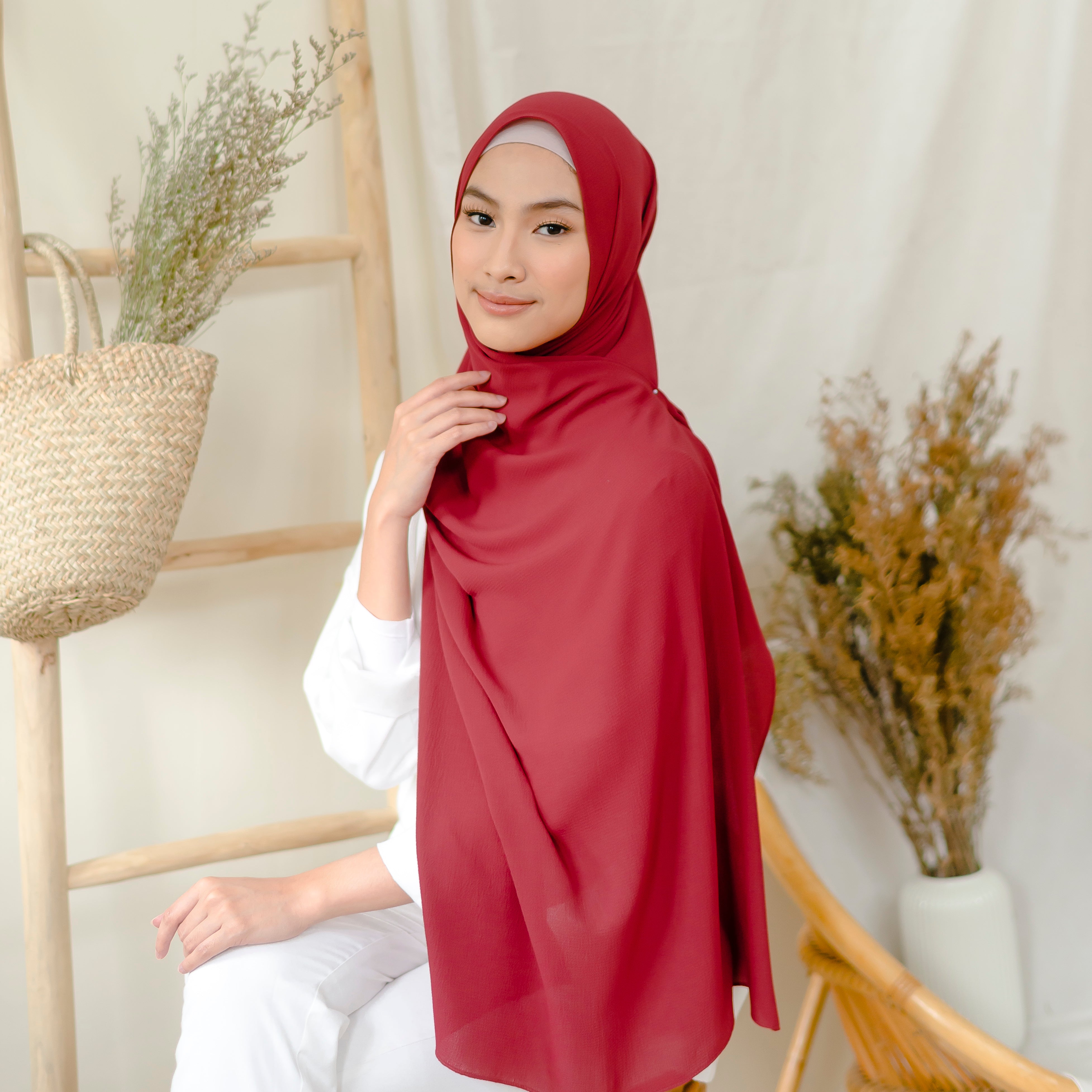 Malaysia Shawl Red – Lozy