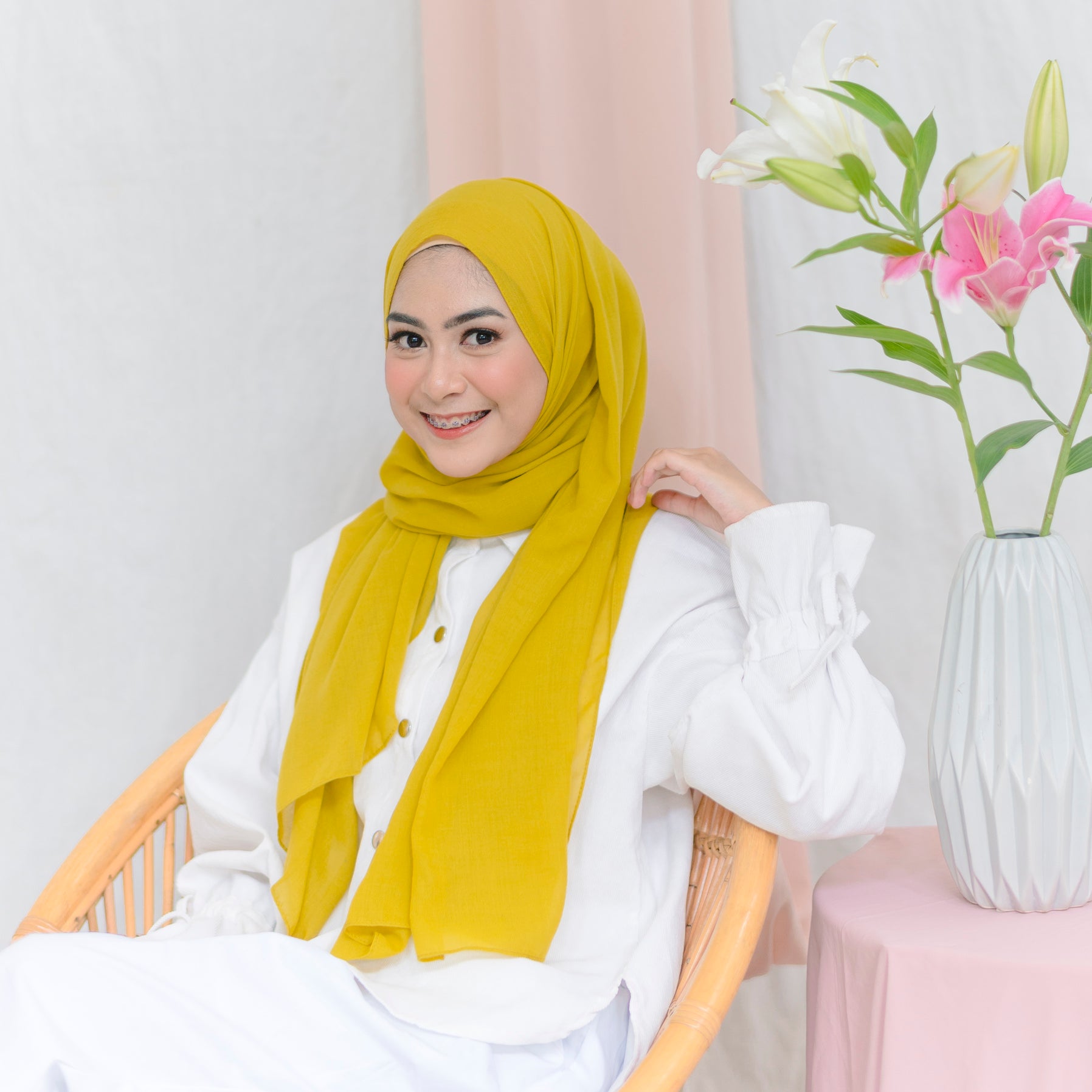 Mima Shawl Lemon – Lozy