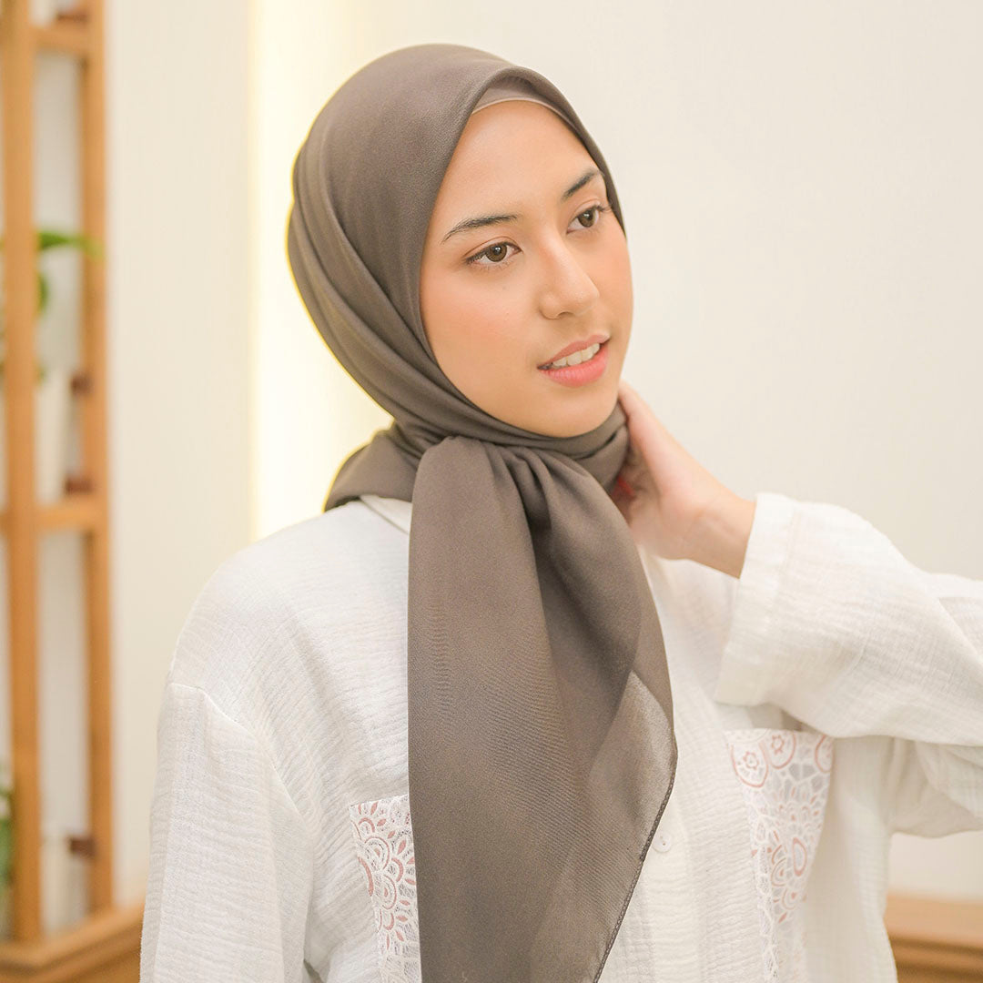 Haraa Voal Plain Dark Grey – Lozy