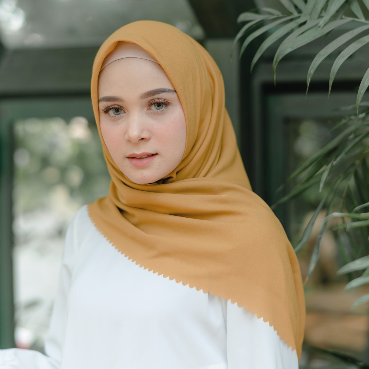 Haraa Voal (Segiempat Lasercut) Harvest Gold – Lozy