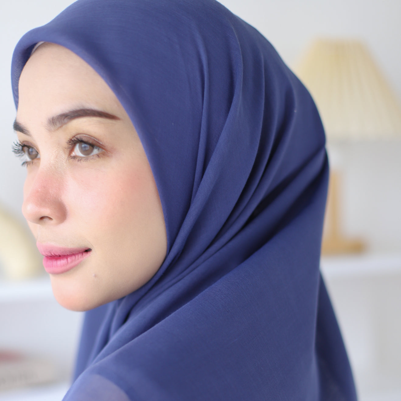 Seza Square (Hijab Paris Premium) Cadet – Lozy
