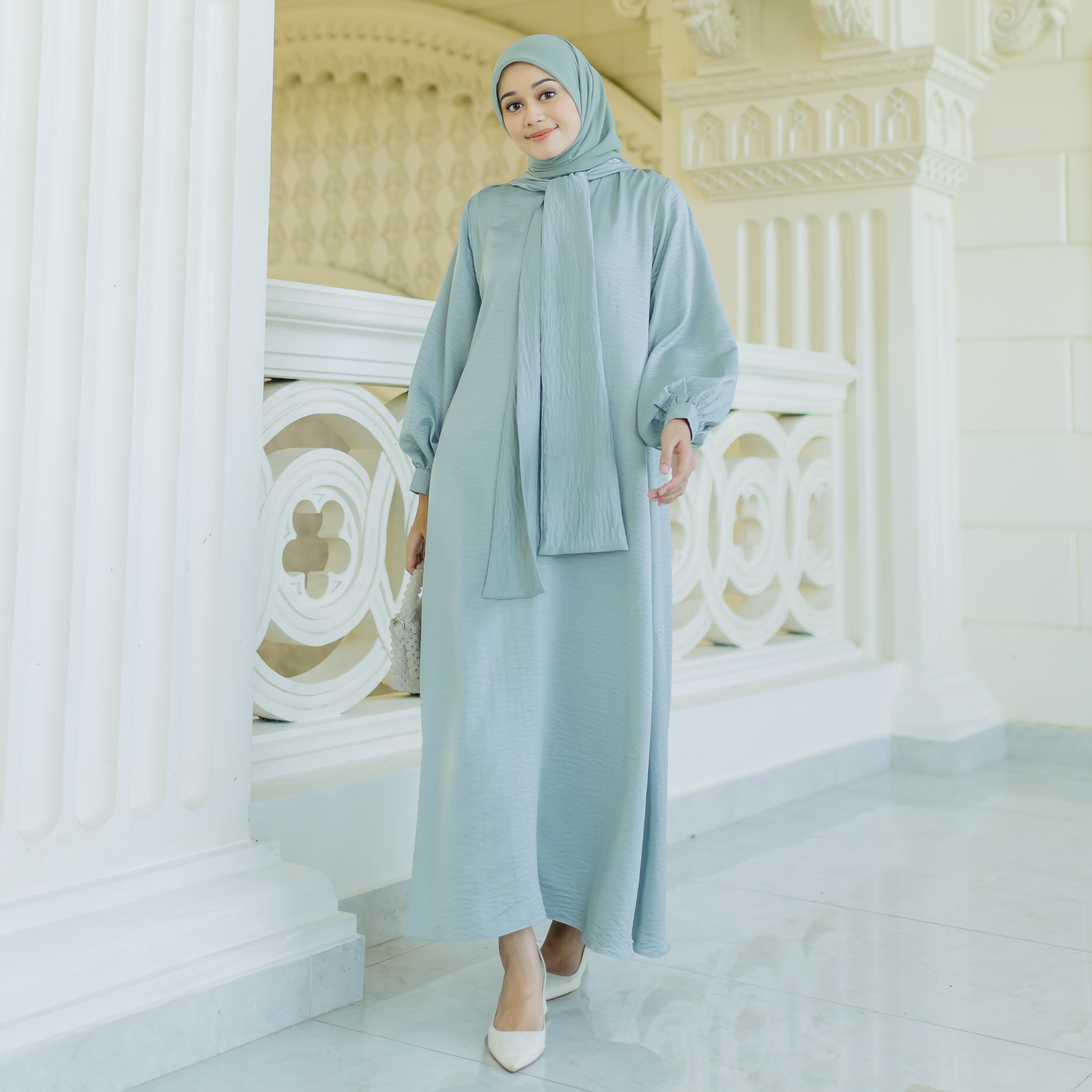 Sorai Dress Blue Pastel – Lozy