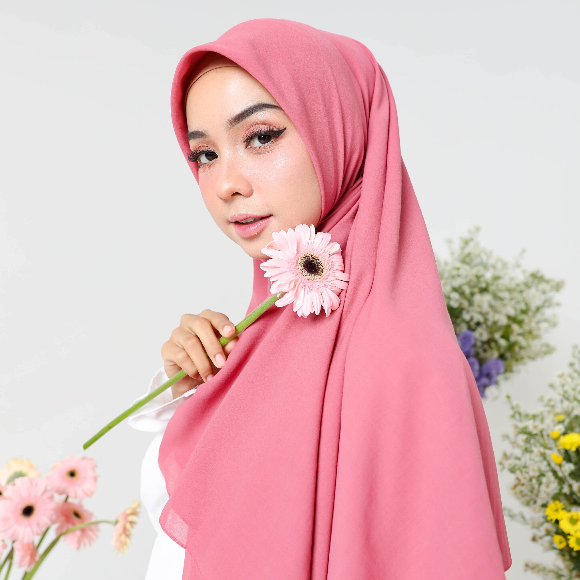 Detaa Square Syari (Hijab Segiempat Syari) Rapture Rose – Lozy
