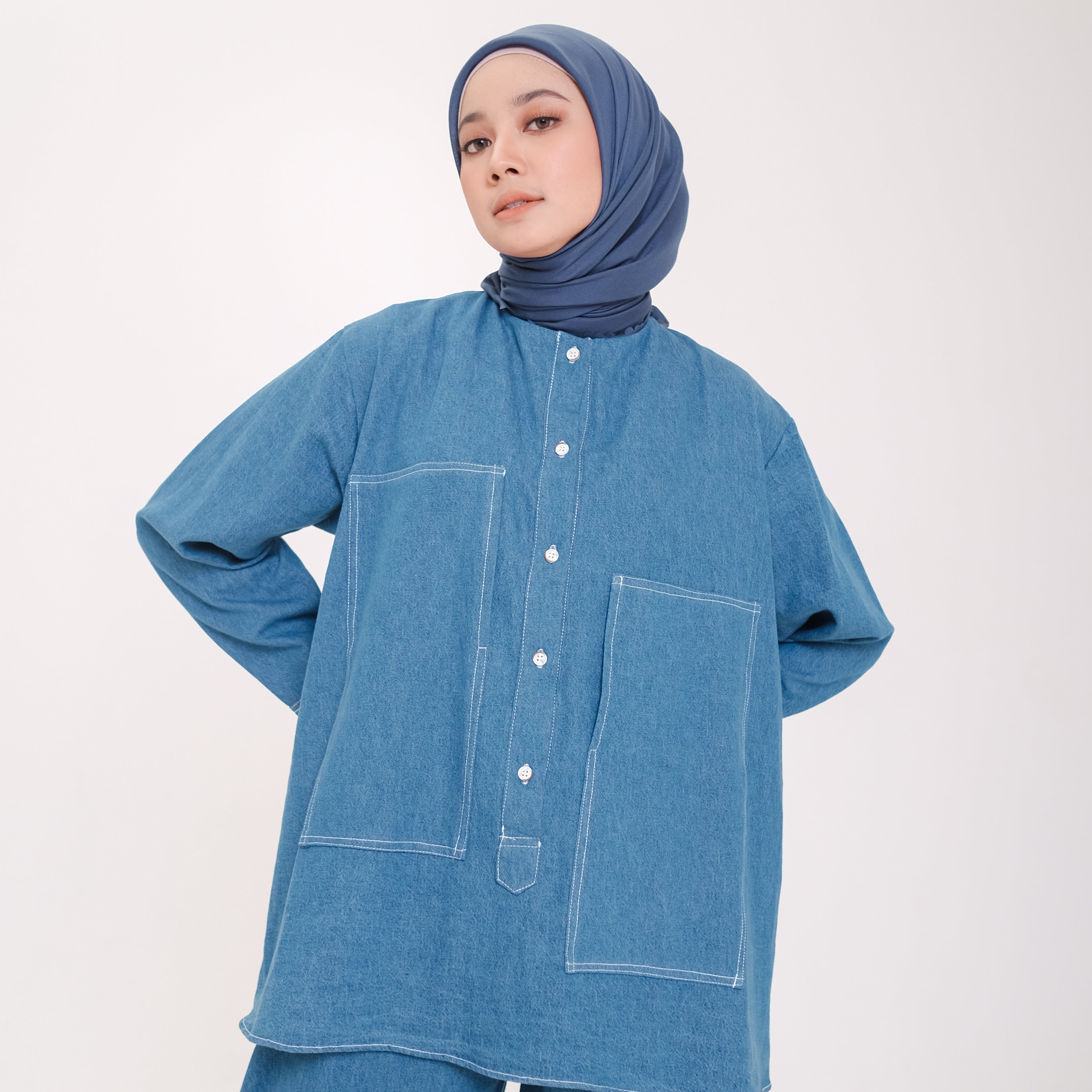 Mozza Denim Tops Riverside – Lozy