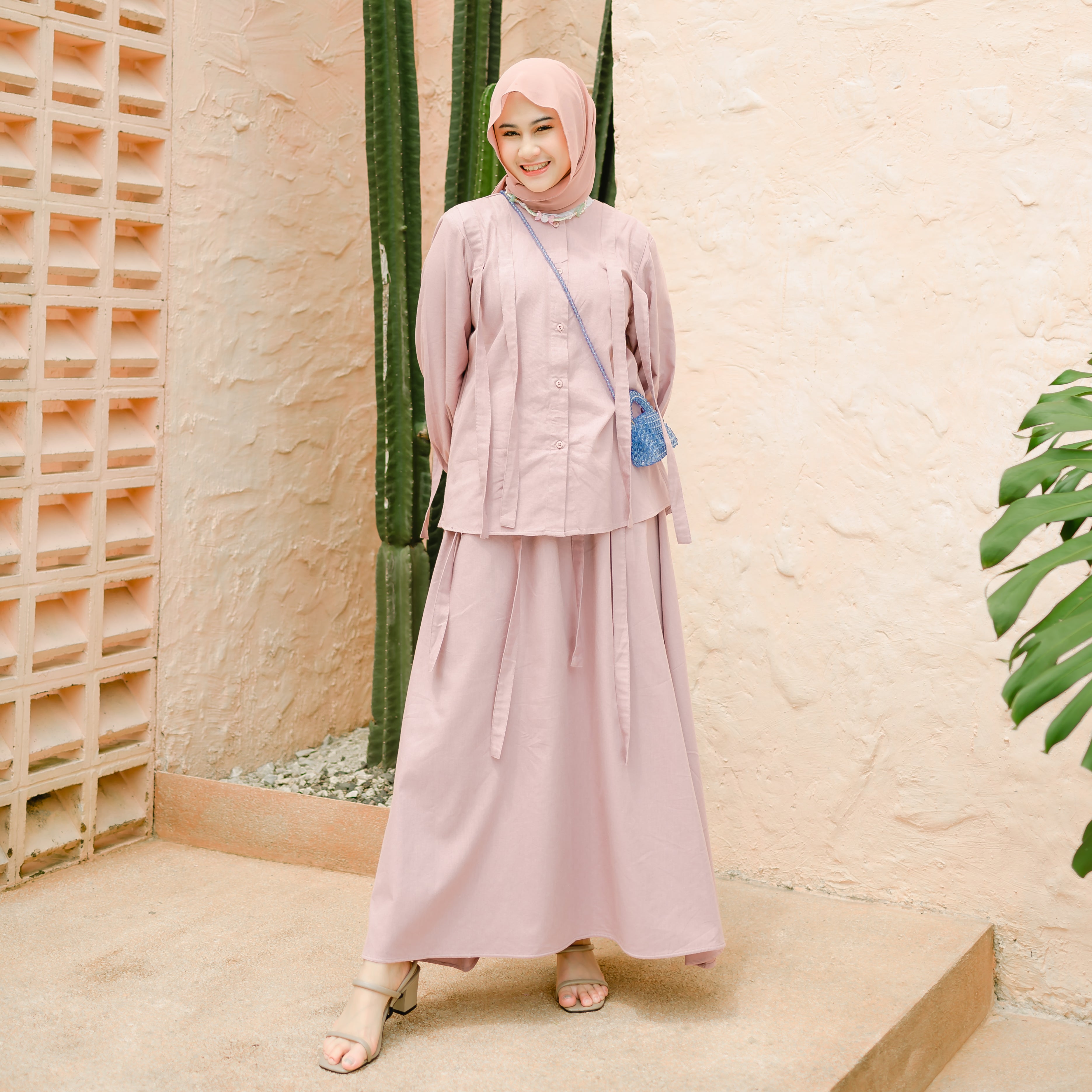 Chava Set Soft Pink – Lozy